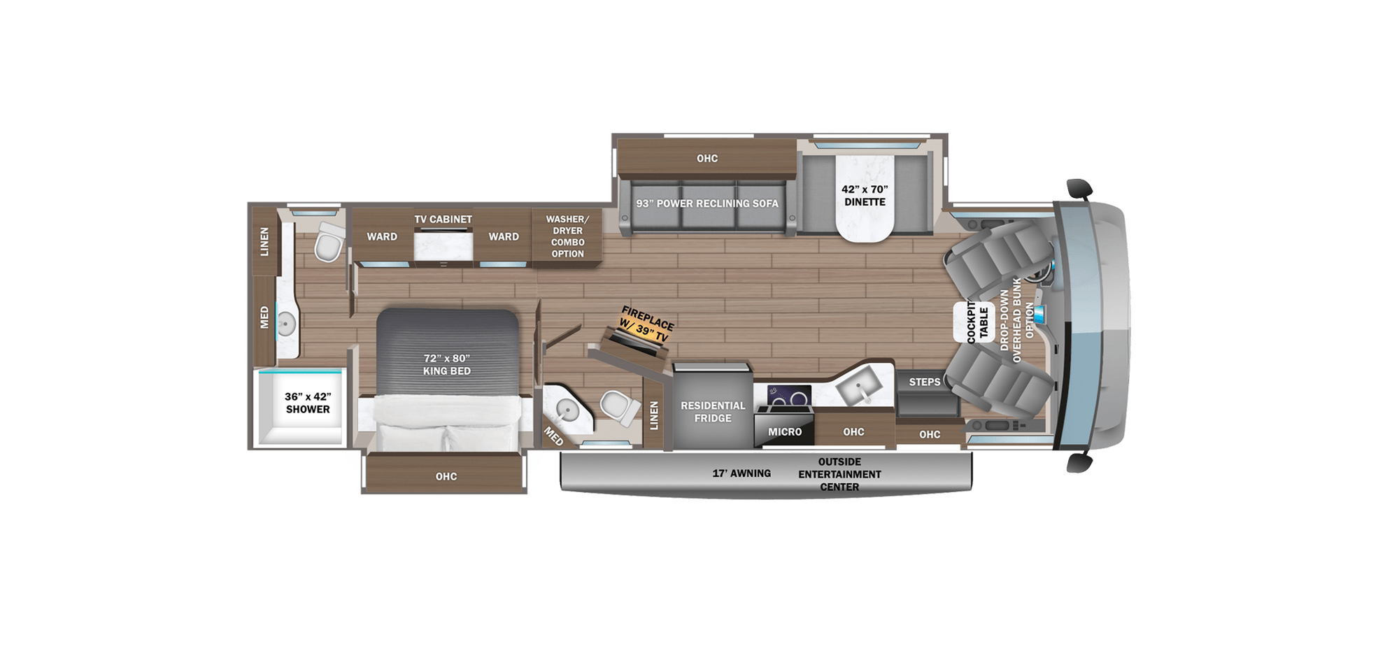 2026 Jayco Precept Prestige Class A Motorhome for Sale | North Trail RV ...